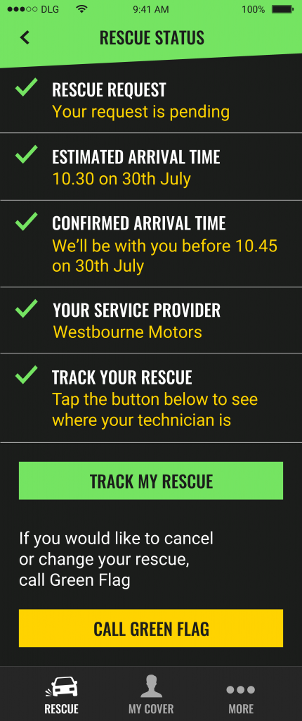 4-Rescue-Status-1 - Green Flag